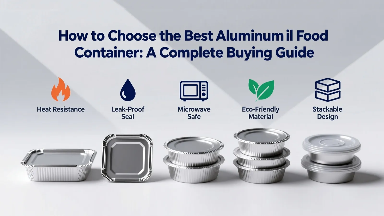 Top Aluminum Foil Food Containers for Takeaway & Catering Markets: A ...